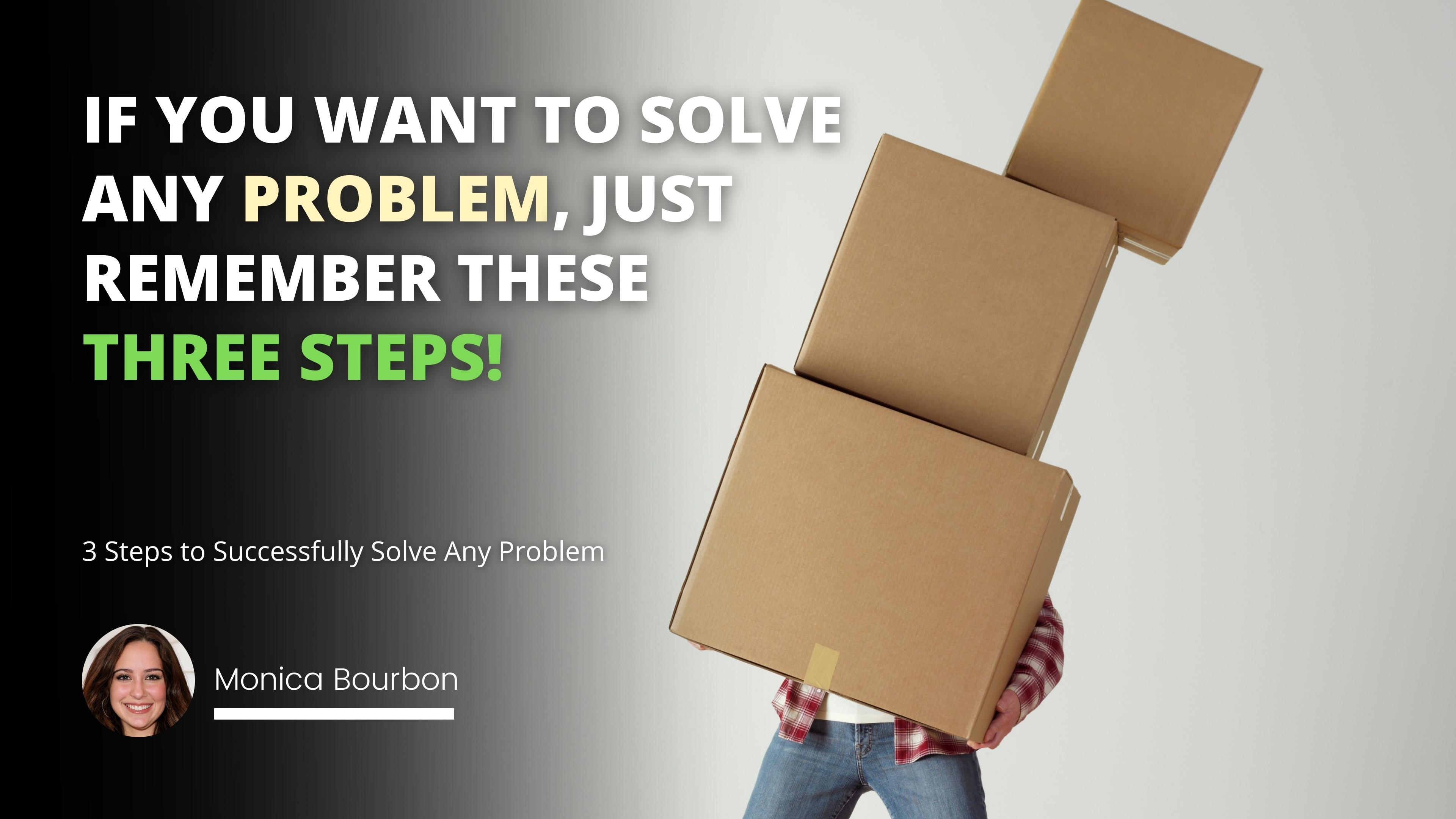 3 Steps to Successfully Solve Any Problem | IIENSTITU
