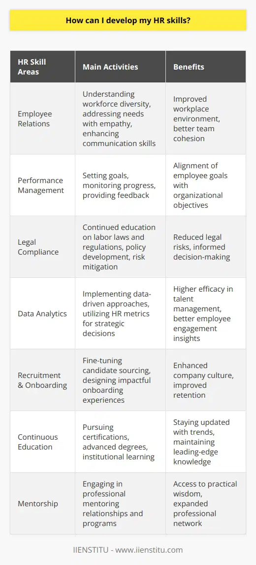 Building Your HR Skills Portfolio: The Essentials | IIENSTITU
