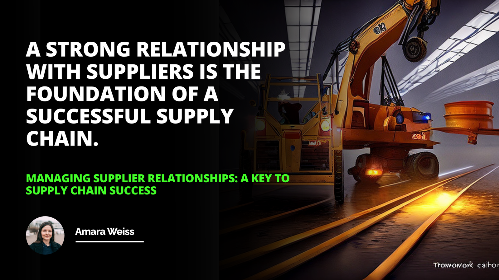 Managing Supplier Relationships: Key to Supply… | IIENSTITU